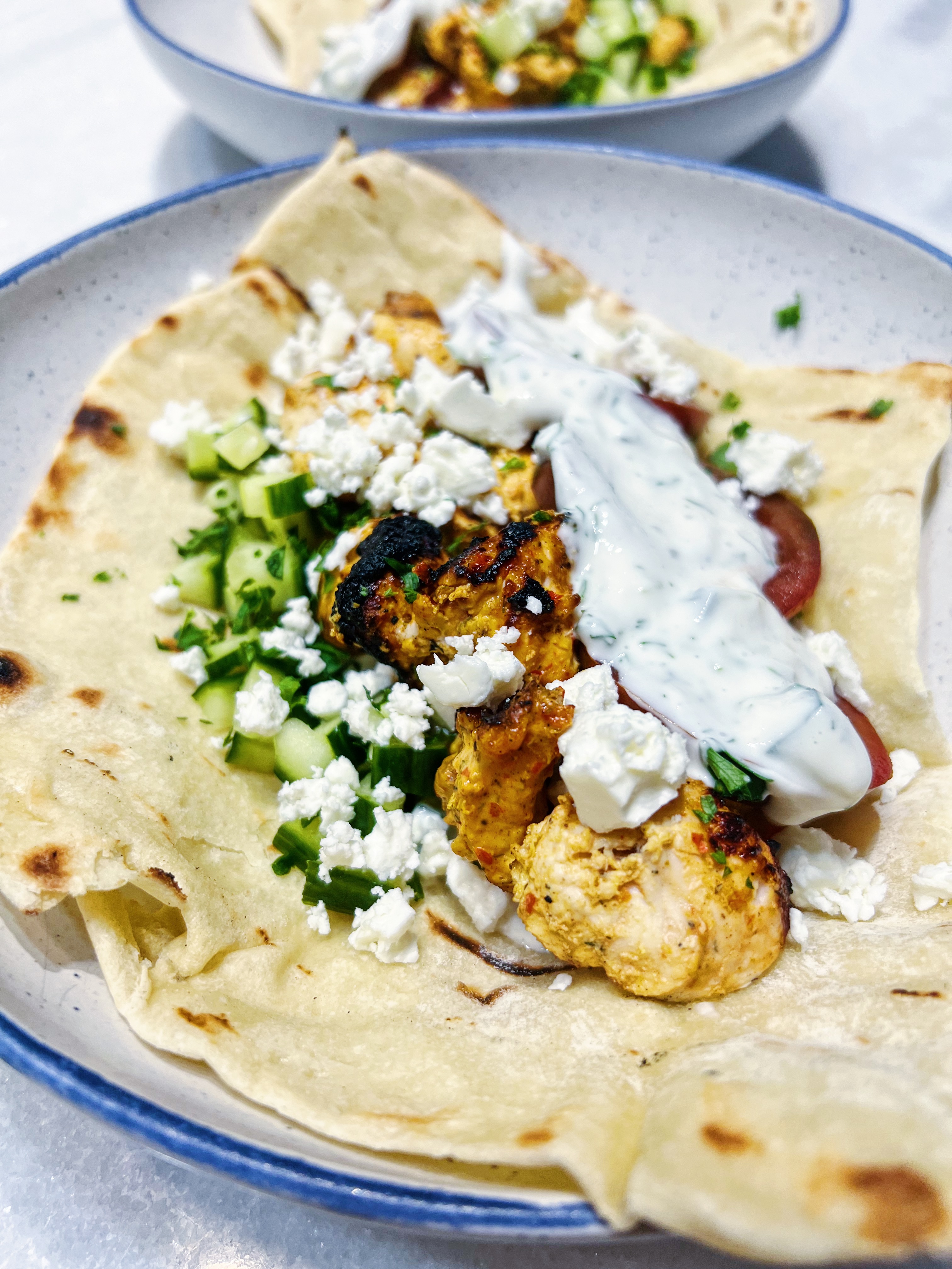 Harissa Chicken + Flatbread – Aly Eats Food